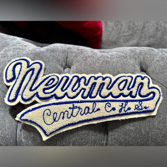 Other | Vintage Large Letterman School Patch High School 125 Measured ...